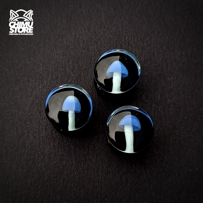 NEW Expansion Pyrex - Honguito Azul con Fondo Negro (8mm a 16mm ...