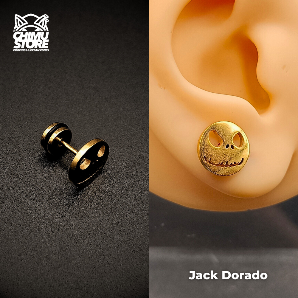 Piercing Acero Inoxidable Gomita - Jack (1mm;6mm) (18G) · Chimu Store Chile