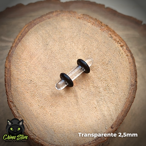 Expansiones Acrílico - Transparentes con Gomitas (1,6mm a 10mm) · Chimu ...